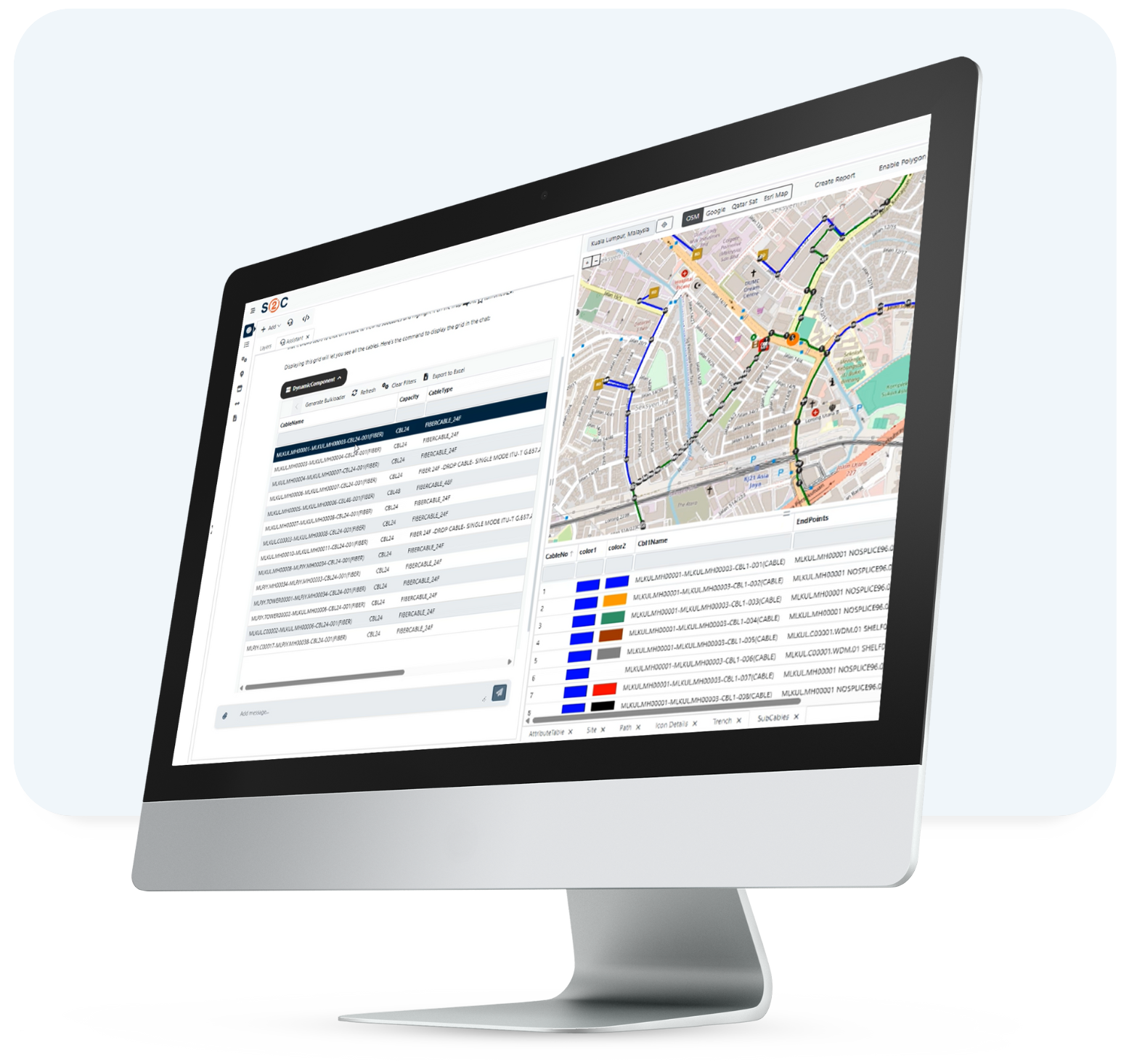 VC4 - GIS Module for Mapping in Telecoms